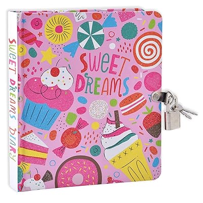 Sweet Dream Pink Glitter Lock and Key Diary for Kids Nepal | Ubuy