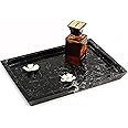 Amazon.com: Radicaln Mable Serving Tray 10" Inches Black Handmade Round ...