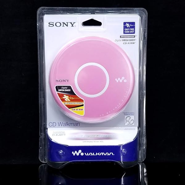 Sony DEJ011 Portable Walkman CD Player (Pink) | Guatemala Digital ...