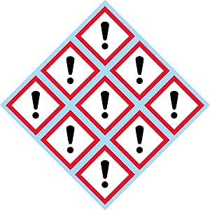 Amazon.com: GHS Exclamation, Exclamation Mark, Pictogram, kit, (Package ...