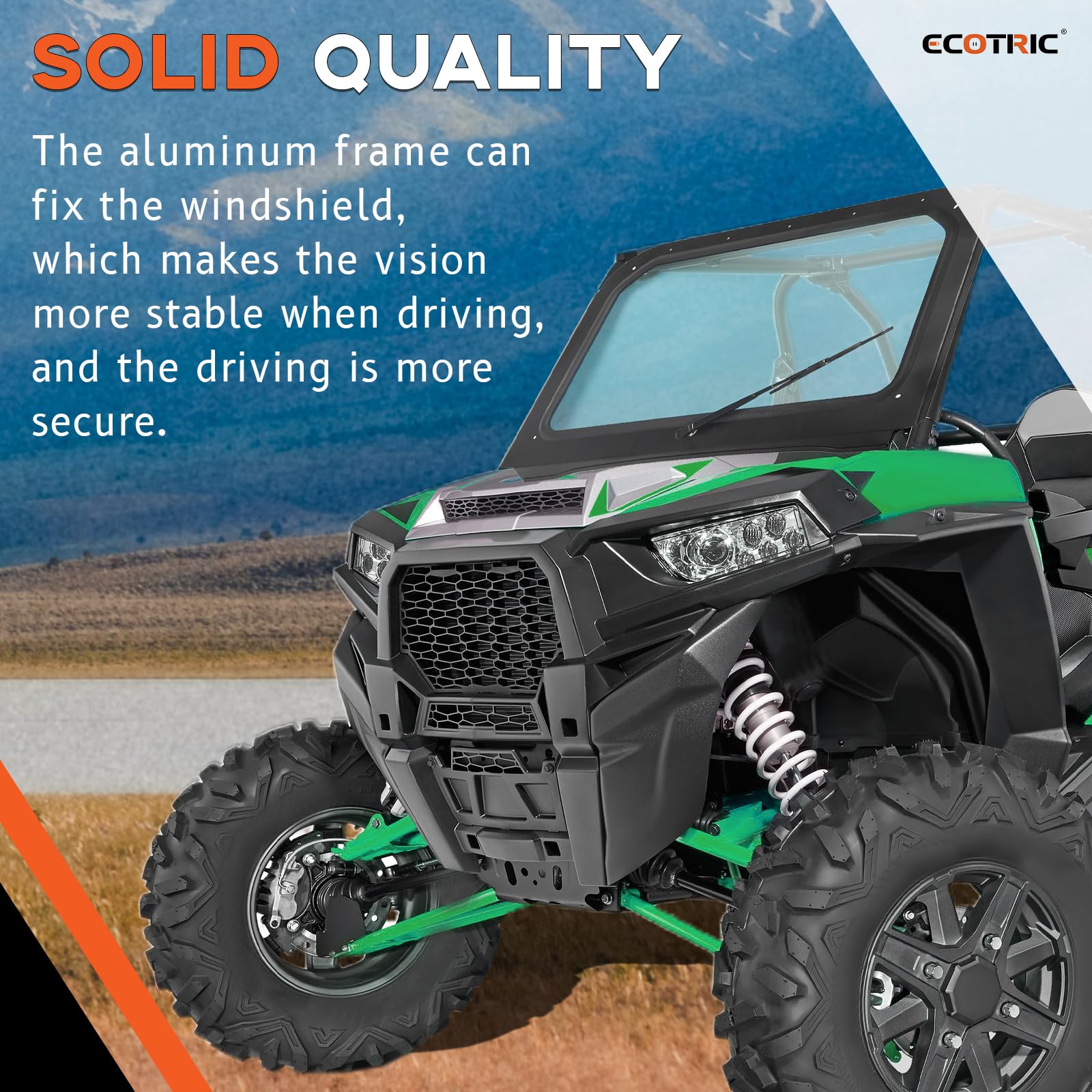 Mua ECOTRIC Front Full Tinted Windshield Compatible with 2008-2014 ...