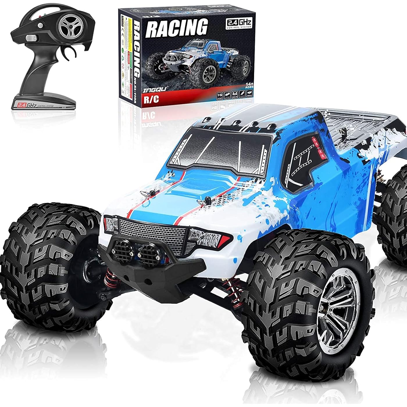 $13/mo - Finance INGQU 1:10 Scale High Speed 60km/h 4WD Off-Road RC Car ...