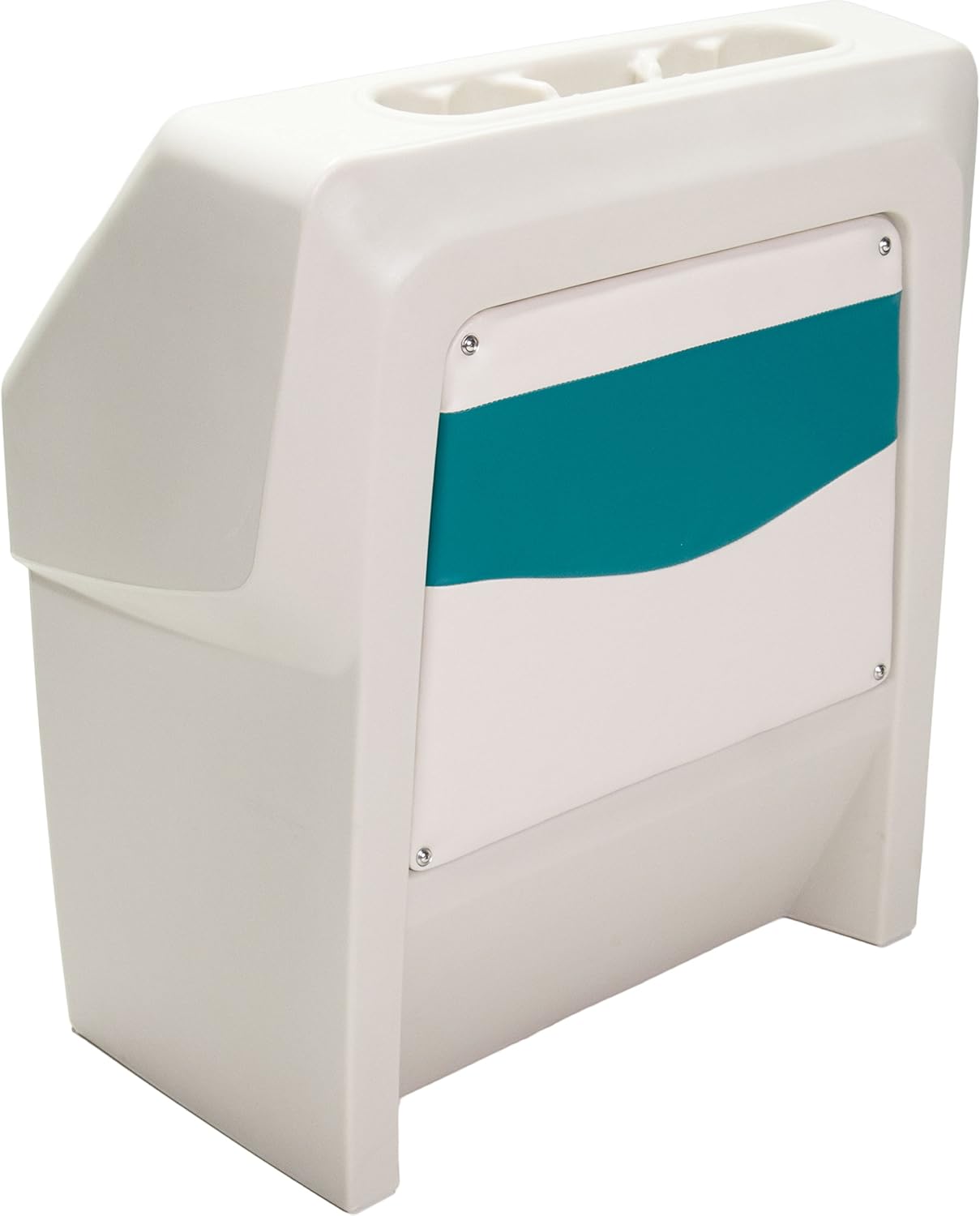 Amazon.com : DeckMate Classic Pontoon Boat Console (Ivory & Teal ...