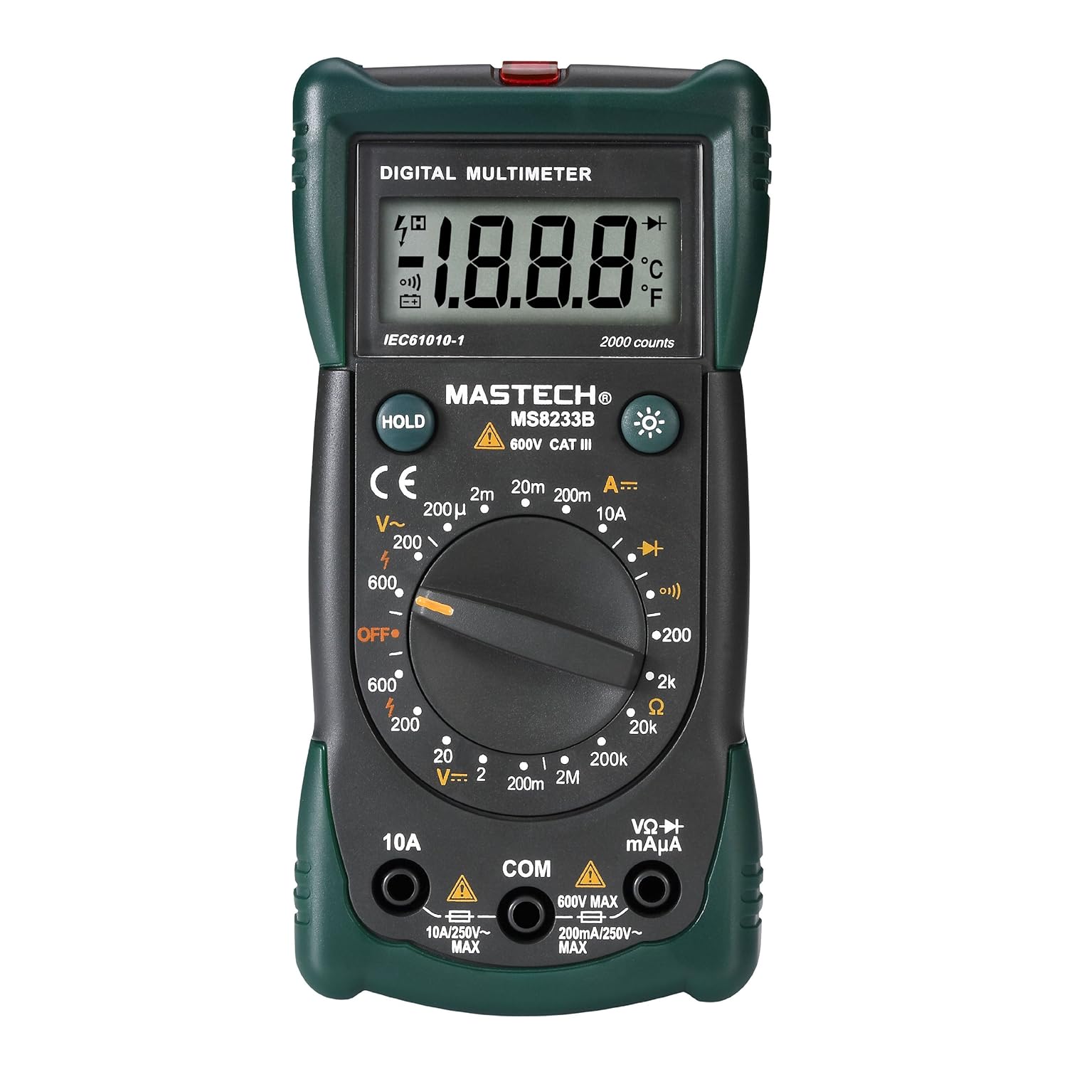 MASTECH MS8233B Non-contact Digital Multimeter AC Voltage Detector with ...