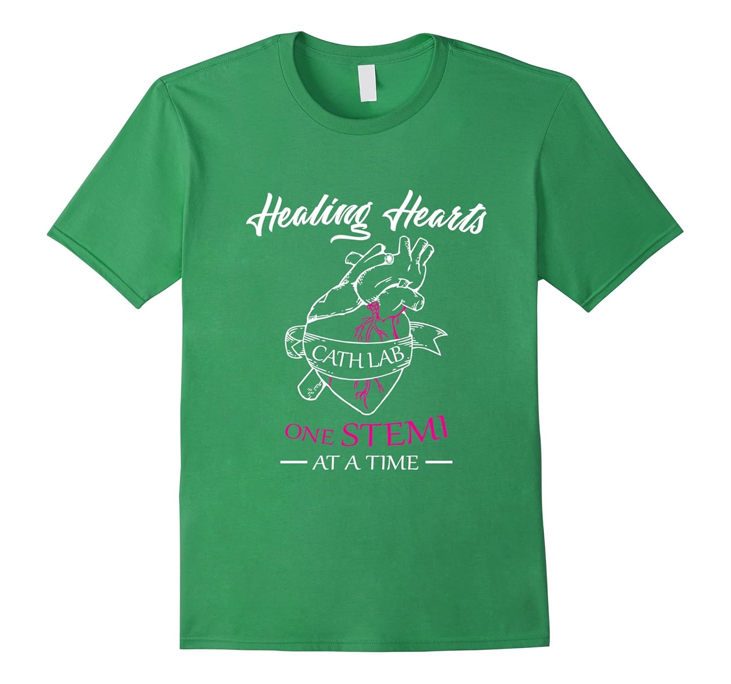 Cath Lab Shirt Nurse Stemi Cardiac Care Healing Heart-TD – theteejob