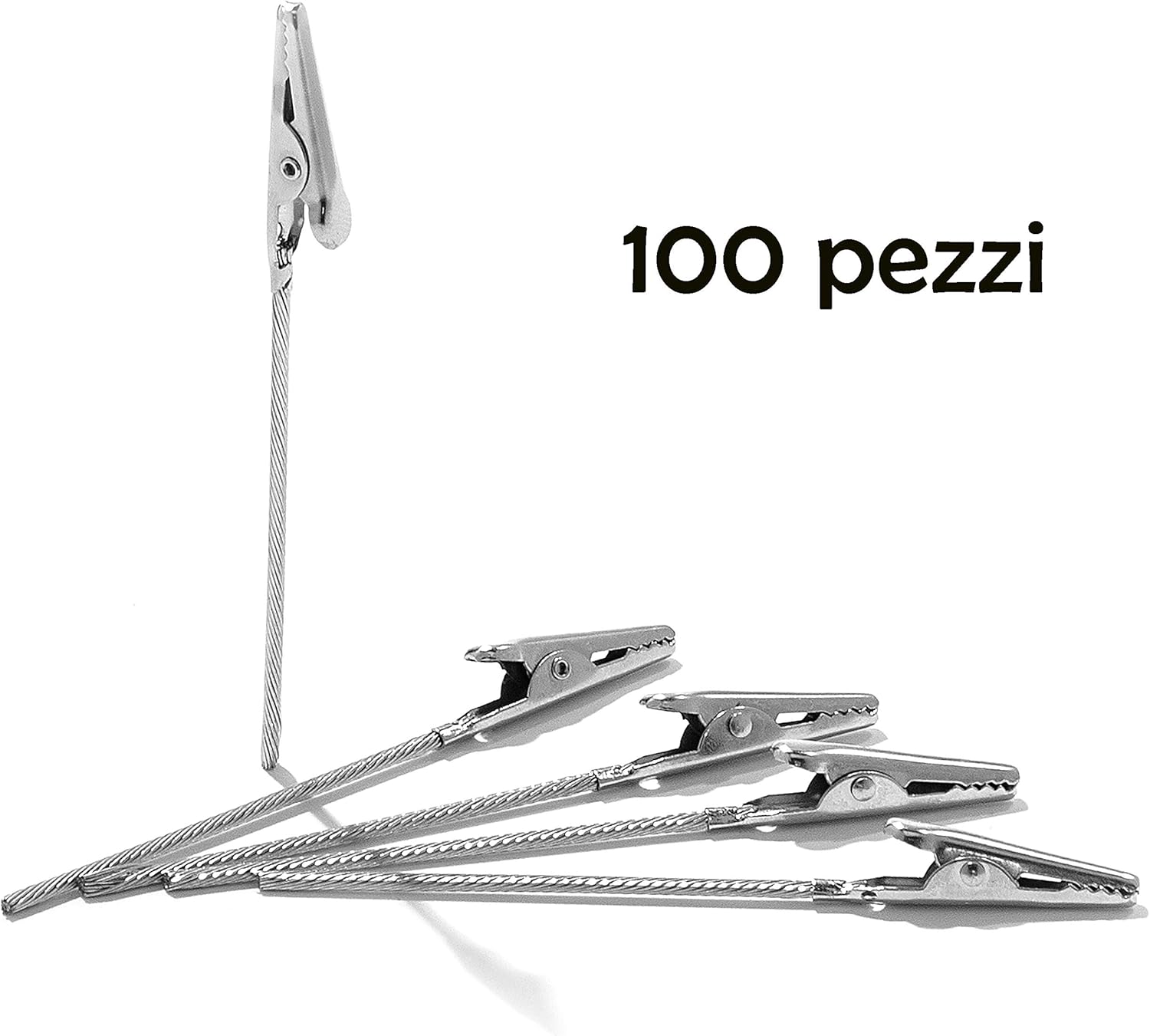 100pz pinze pinzette in metallo portafoto PORTA MEMO FOTO CLIP ...