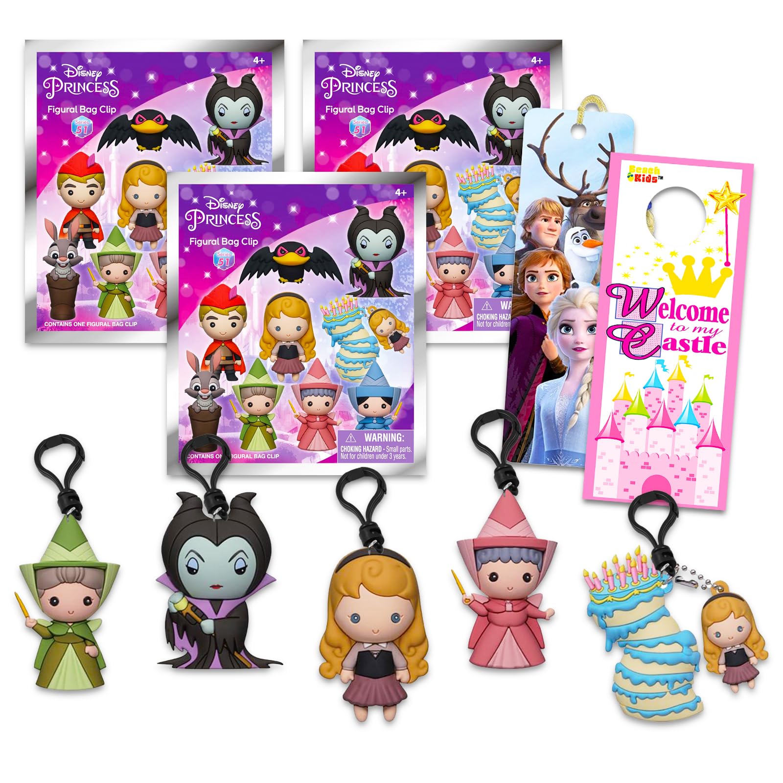 Sleeping Beauty Blind Bags 3 Pack - Sleeping Beauty Party Favors Bundle ...
