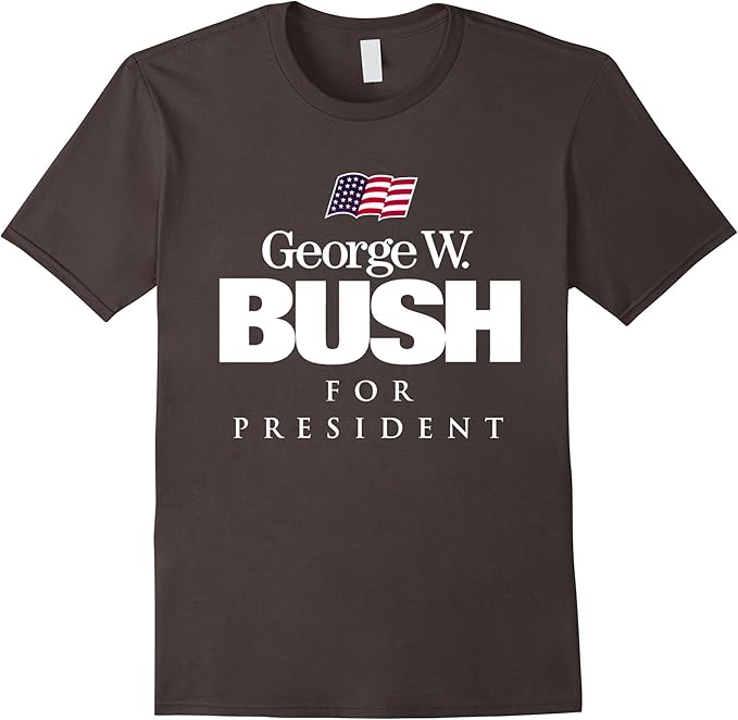 Amazon.com: George W Bush For President Vintage T-Shirt: Clothing