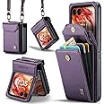 Amazon.com: ASAPDOS Crossbody Case Compatible with Motorola Razr 2024,Retro PU Leather Strap ...