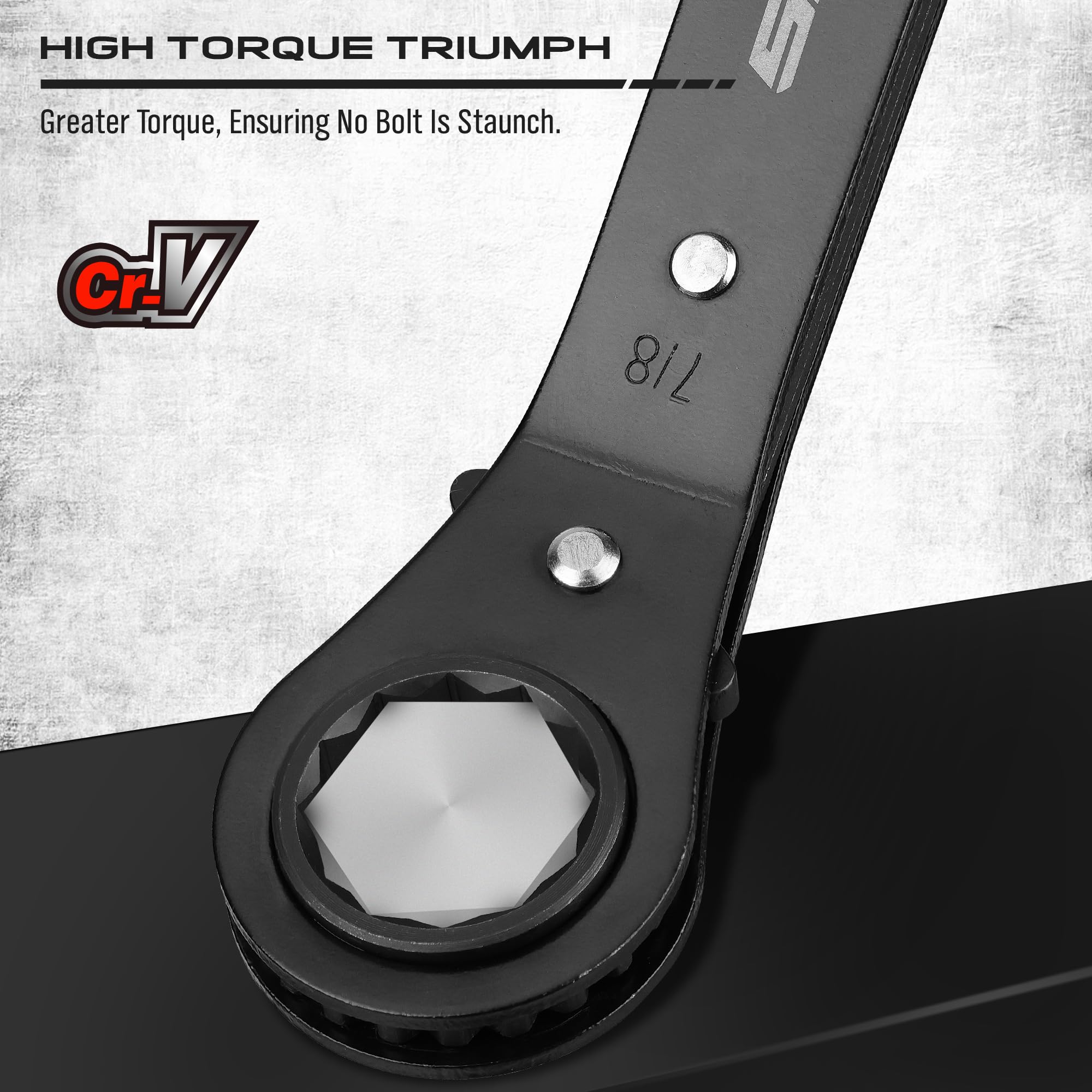 Mua Ratchet Box Wrench SAE Set - 5-Piece Ratcheting Head Reversible ...