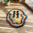 Amazon.com: LAKEA Trippy Smile Rug Smily Face Handmade Carpet Tufted ...