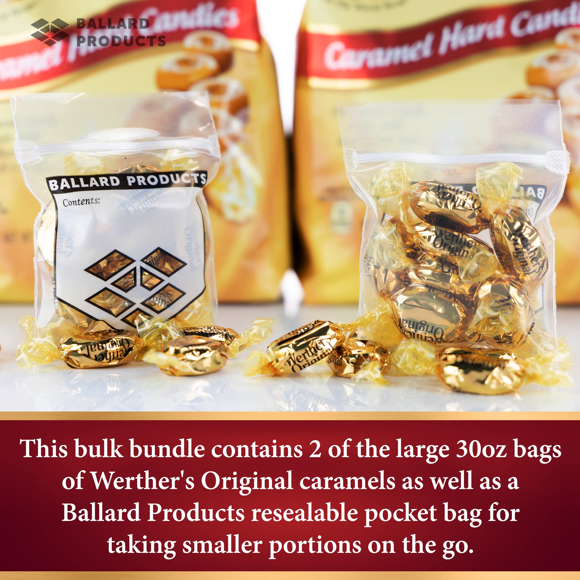 Mua Werthers Original Hard Candy Caramels Pack of 2 - Bulk Bags of Hard ...
