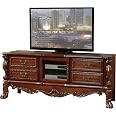 Amazon.com: Acme Dresden TV Console in Cherry Oak : Home & Kitchen