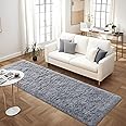 Amazon.com: FALARK Soft Gray Runner Rugs for Bedroom, 2x6 ft Bedside ...