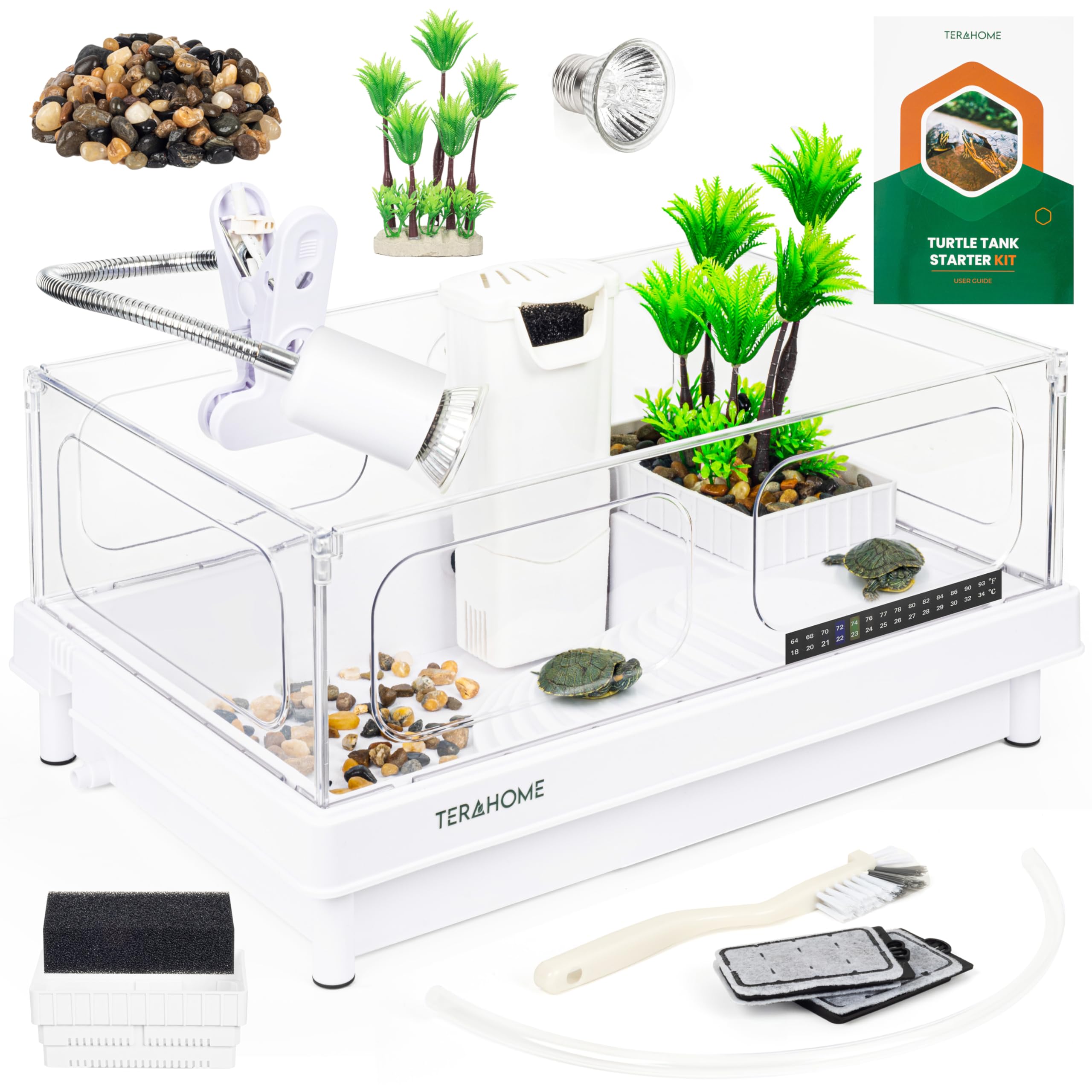 Mua Terahome Turtle Tank Starter Kit - All-in-One Habitat Kit for Small ...