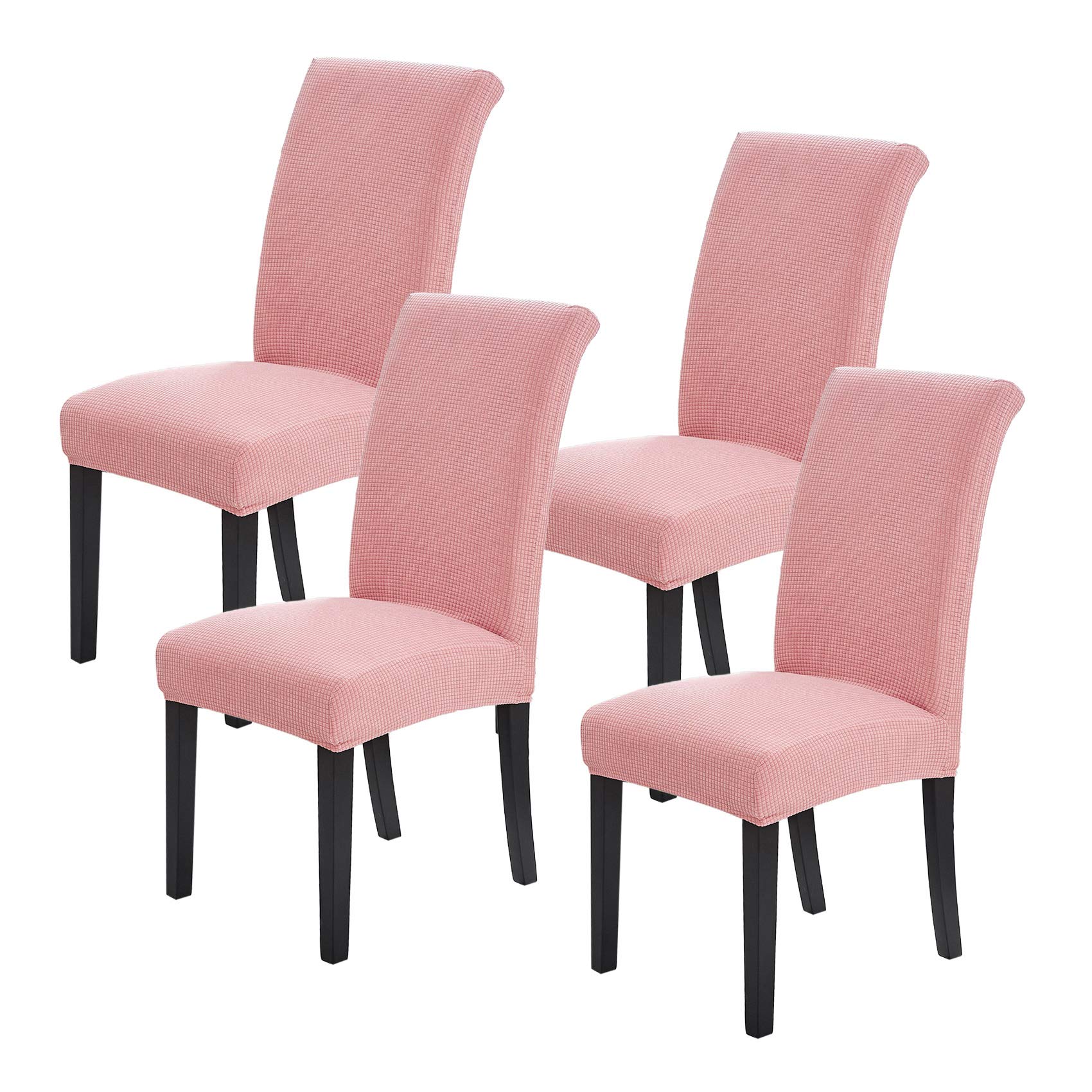 Joccun Chair Covers for Dining Room Set of 4, Dining Chair Slipcovers ...