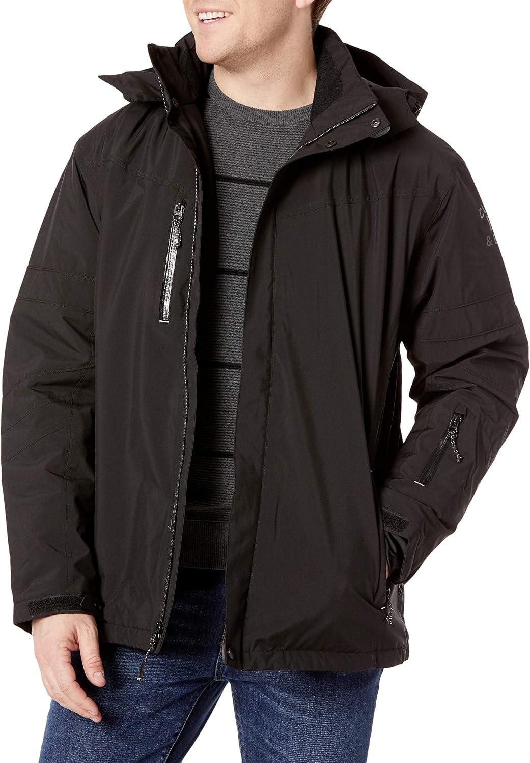 Cutter & Buck Men's CB Weathertec Sanders Jacket: Amazon.co.uk: Clothing