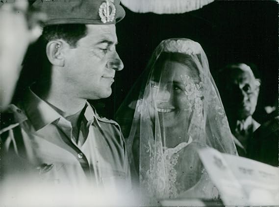 Amazon.com: Vintage photo of Wedding day of Moshe Dayan and Rachel ...