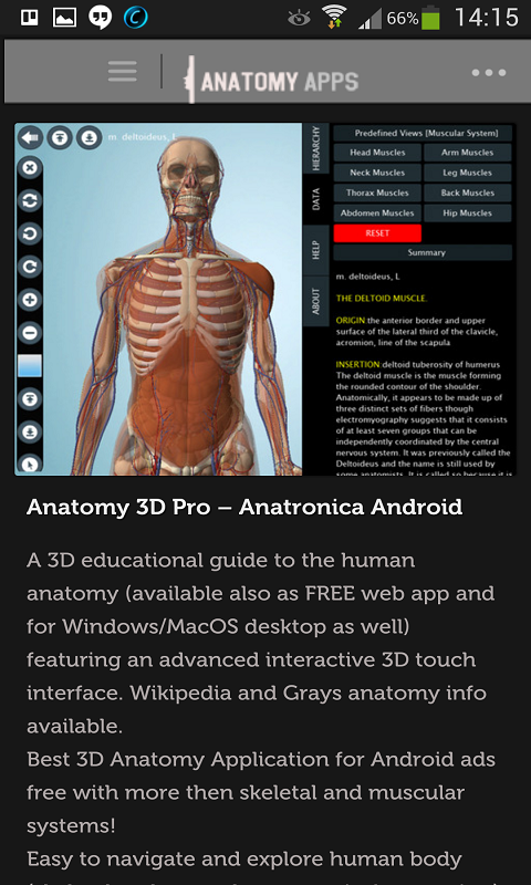 Anatomy Apps:Amazon.co.uk:Appstore for Android