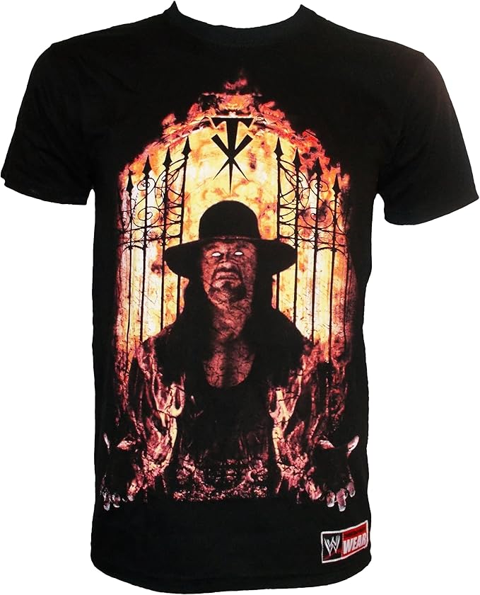 WWE Undertaker 'Hells Gate' Adult T-Shirt (Small): Amazon.com.au: Fashion