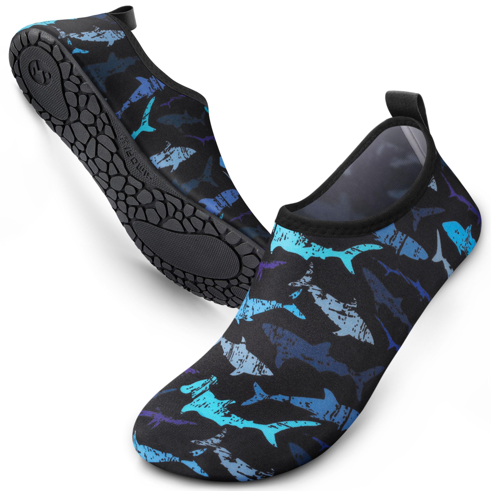 SIMARI Water Shoes for Women Men Aqua Socks Swim Surf Beach Barefoot ...