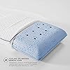 SensorPEDIC ThermaGel Cooling Memory Foam Pillow, Nanotex Coolest ...