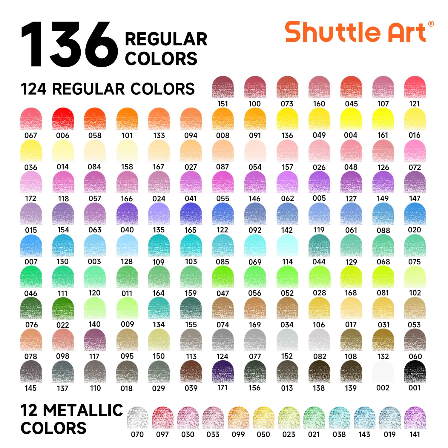 Mua Shuttle Art 136 Coloured Pencils , Soft Core Colouring Pencils Set ...