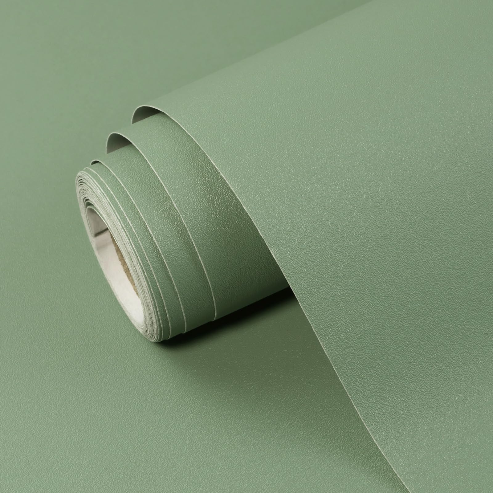 SOON AFTER Sage Green Peel and Stick Wallpaper Matte Light Green ...