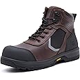 Amazon.com | MWORK 6" Work Boots For Men Leather ASTM F2413-18 ...