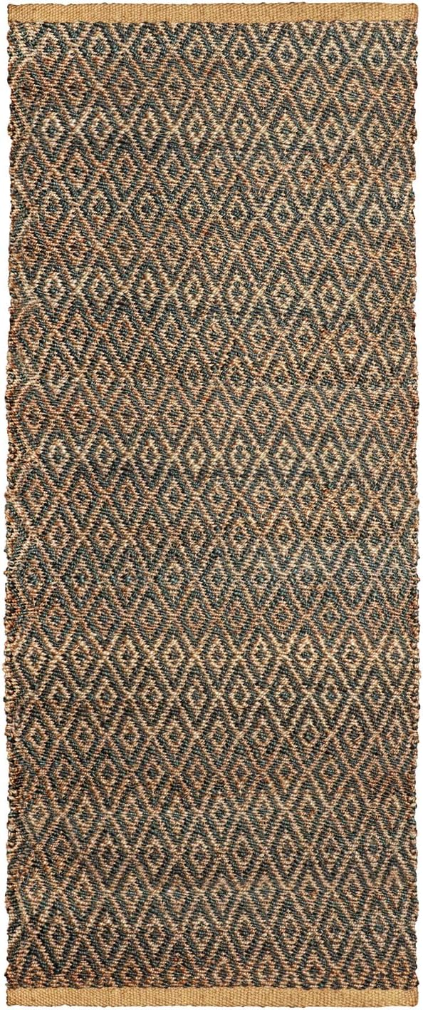 Amazon.com: SUPERIOR 2.5' x 6' Grey Jute Area Rug, Natural Fiber ...