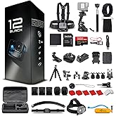 Amazon.com : GoPro HERO12 (Hero 12) Black - with 50 Piece Accessory Kit ...