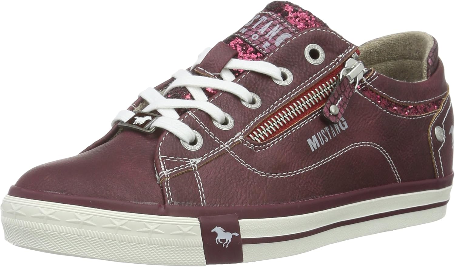 Mustang Women's 1146-301 Low-Top Sneakers: Amazon.co.uk: Shoes & Bags