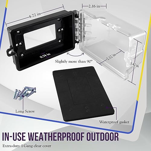 Outlet Cover Weatherproof Enclosure