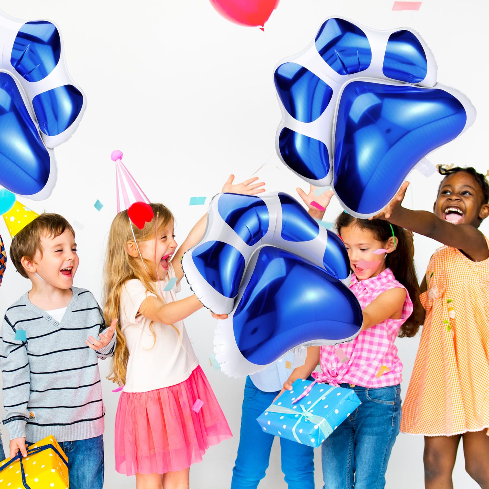 Mua 9 Pcs 28 x 26 Inch Dog Paw Balloons Paw Print Foil Balloons Large ...