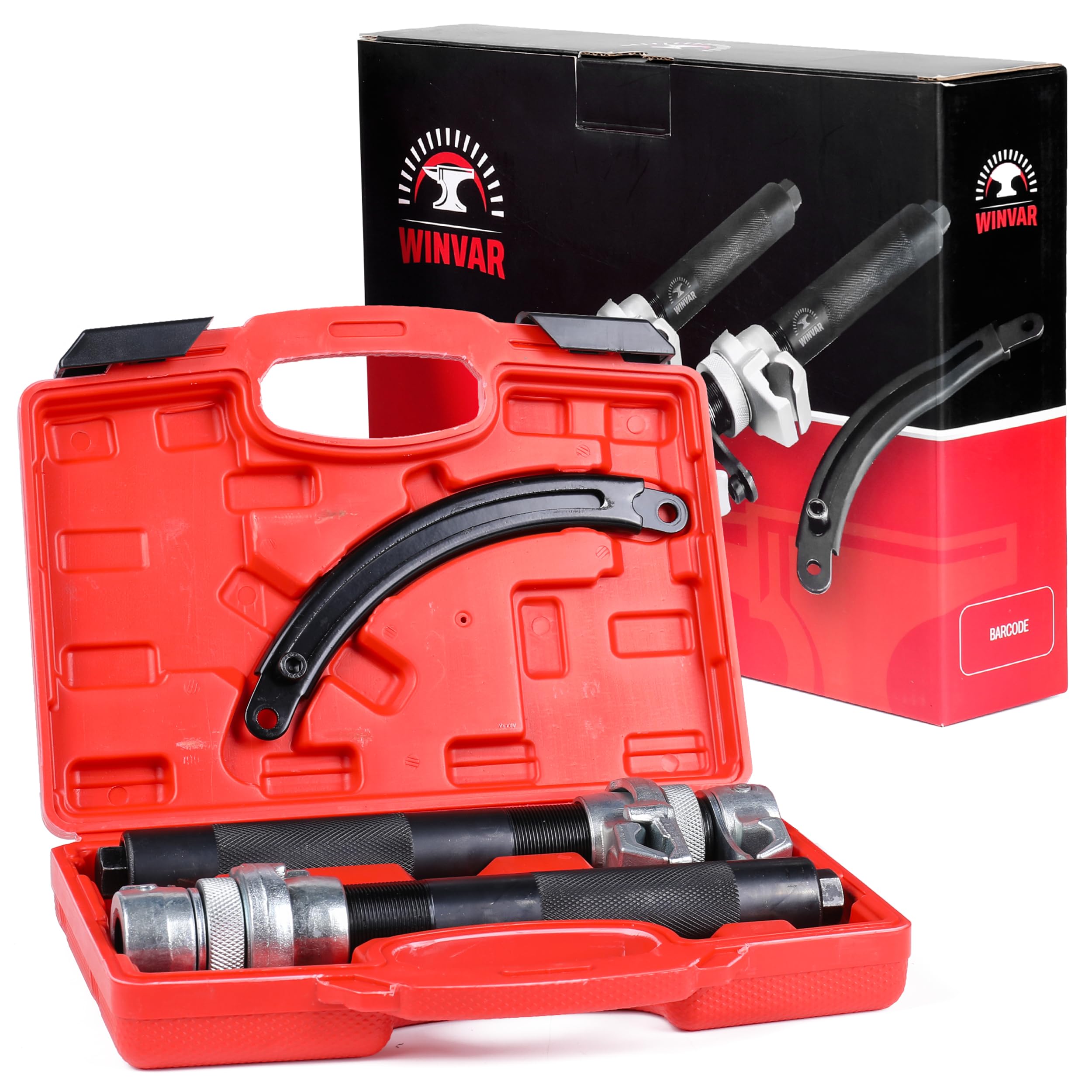 WINVAR Heavy Duty Coil Spring Compressor Tool – Ultra Rugged Macpherson ...