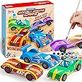 Amazon.com: Klever Kits 4 DIY Wooden Race Cars-Build & Paint Your Own ...