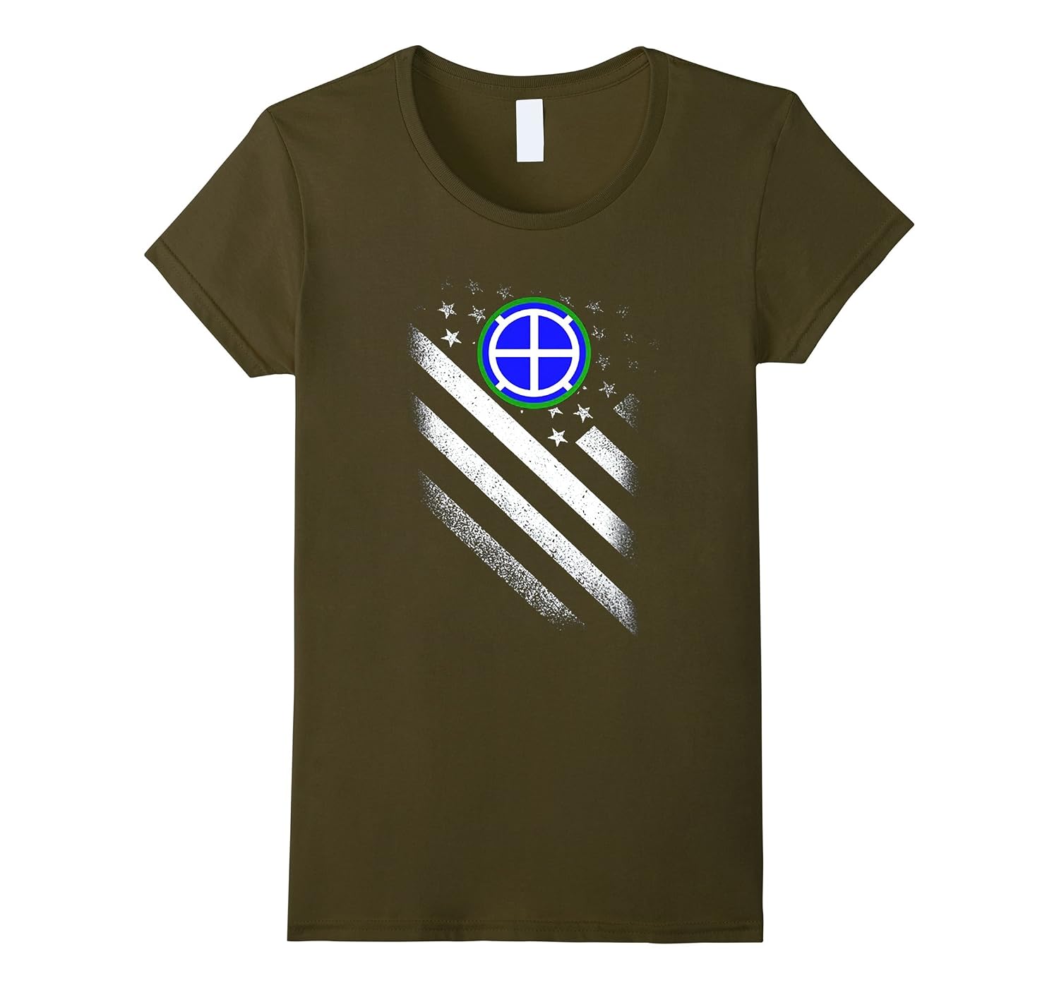 35TH INFANTRY DIVISION AMERICAN FLAG TSHIRT