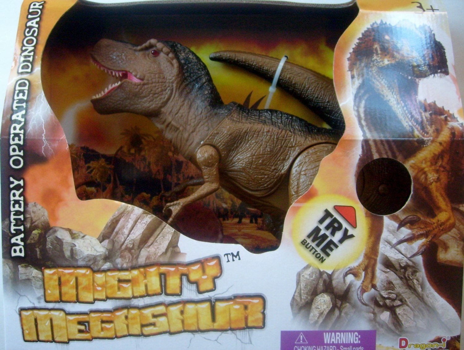 Mighty Megasaur Light and Sound Battery Operated Tyrannosaurus rex ...