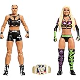 Amazon.com: Mattel WWE Becky Lynch vs Bianca Belair Championship Showdown Action Figure 2-Pack ...