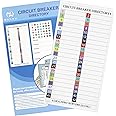 Amazon.com: Circuit Breaker Directory Label Sticker Electric Fuse Panel ...