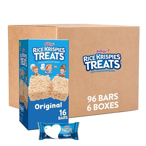 Rice Krispies Treats Marshmallow Snack Bars, Kids Snacks, School Lunch ...