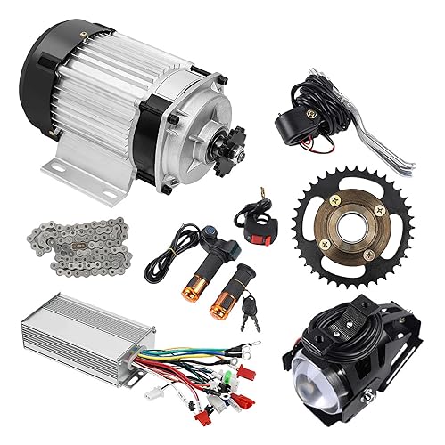 AKaSping 48V 500W Motor Kit Electric Tricycle Rickshaw Conversion Kit ...