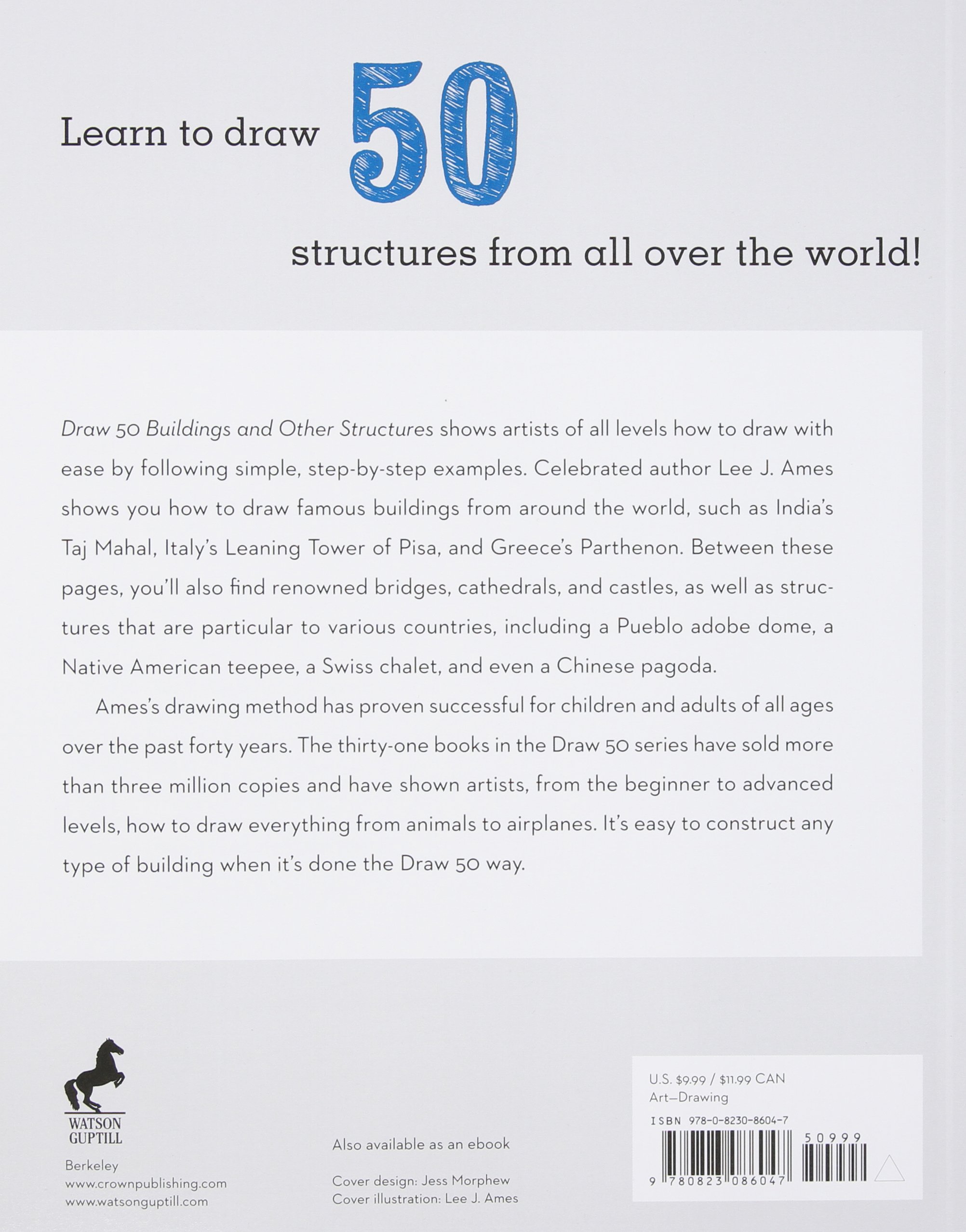 Draw 50 Buildings and Other Structures: The Step-by-Step Way to Draw ...