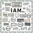 Amazon.com : Eucalyptus Affirmation Station Bulletin Board Set ...