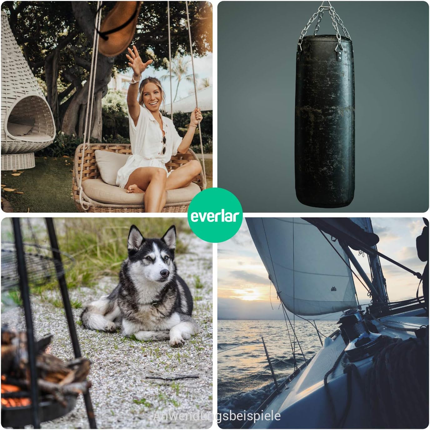 Everlar stainless steel swivel, comfortable and safe turning of hammock ...