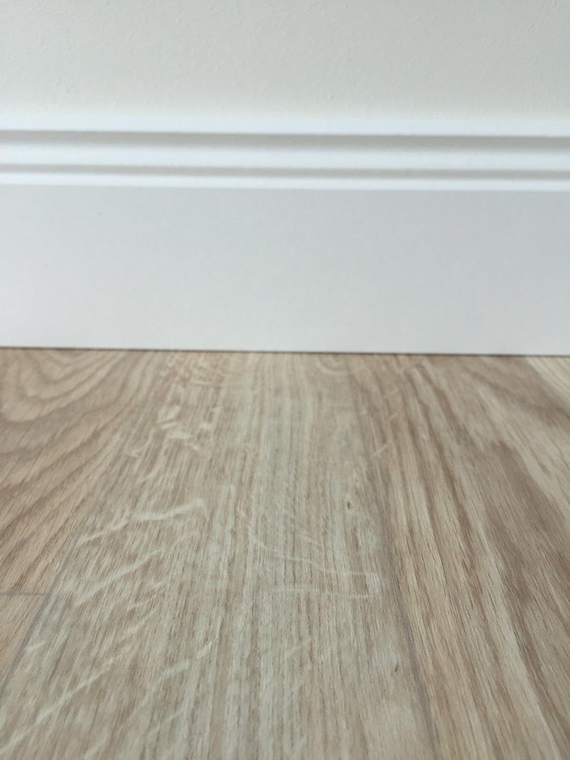 PVC-Bodenbelag Holzoptik Hell Struktur | Vinylboden in 2m Breite & 2,5m ...