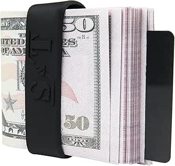 Amazon.com: Money Bands (Set of 4) - Minimalist Wallet - Slim Card ...