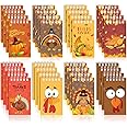 Amazon.com : Pasimy 48 Pcs Thanksgiving Notepads Fall Thanksgiving ...