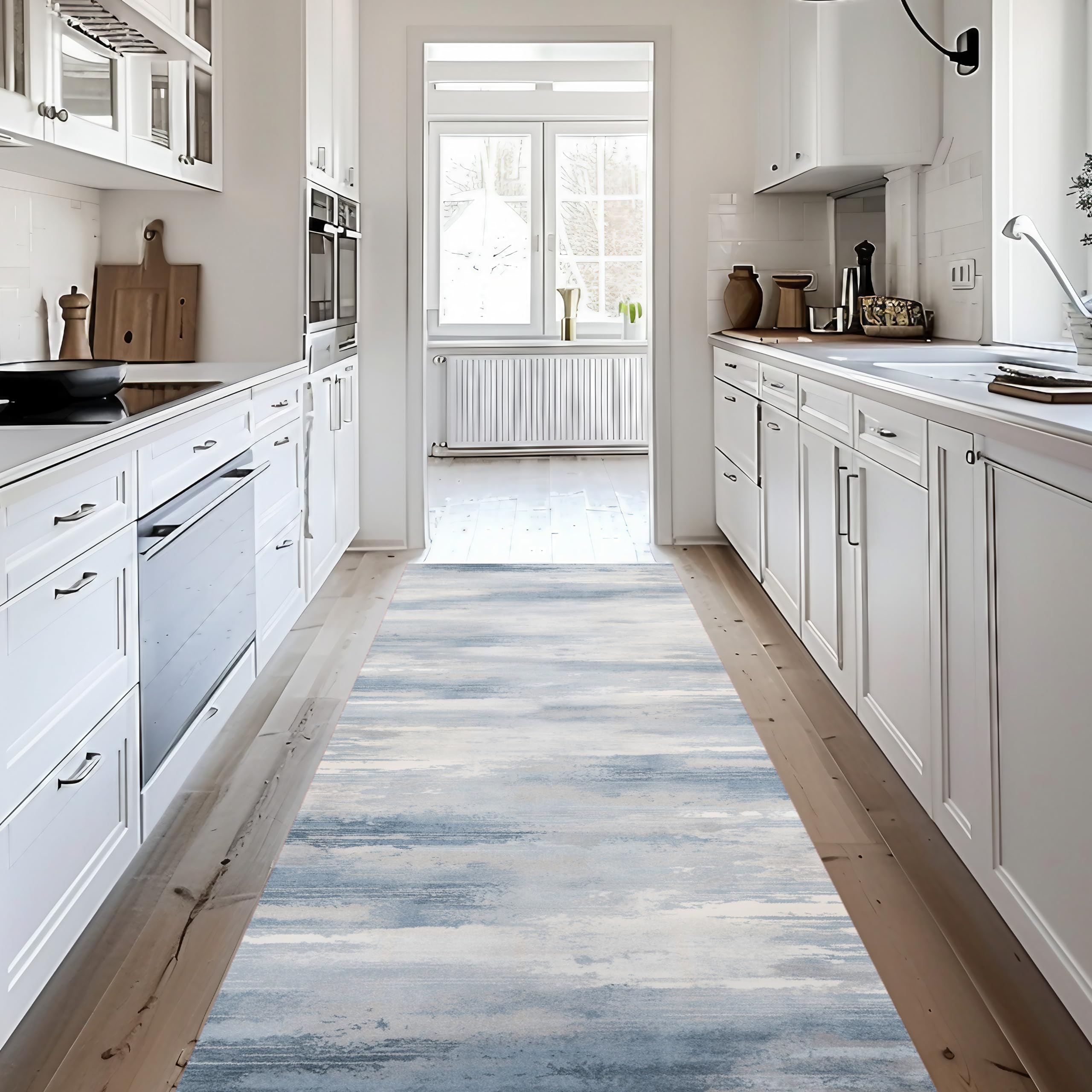 SunNewt Non Slip Hallway Runner Rug 2'x8' Long for Kitchen Machine ...