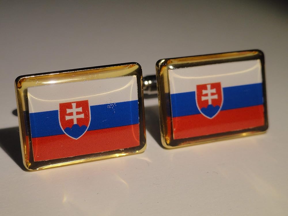 Amazon.com: Slovakia Flag Cufflinks: Handmade